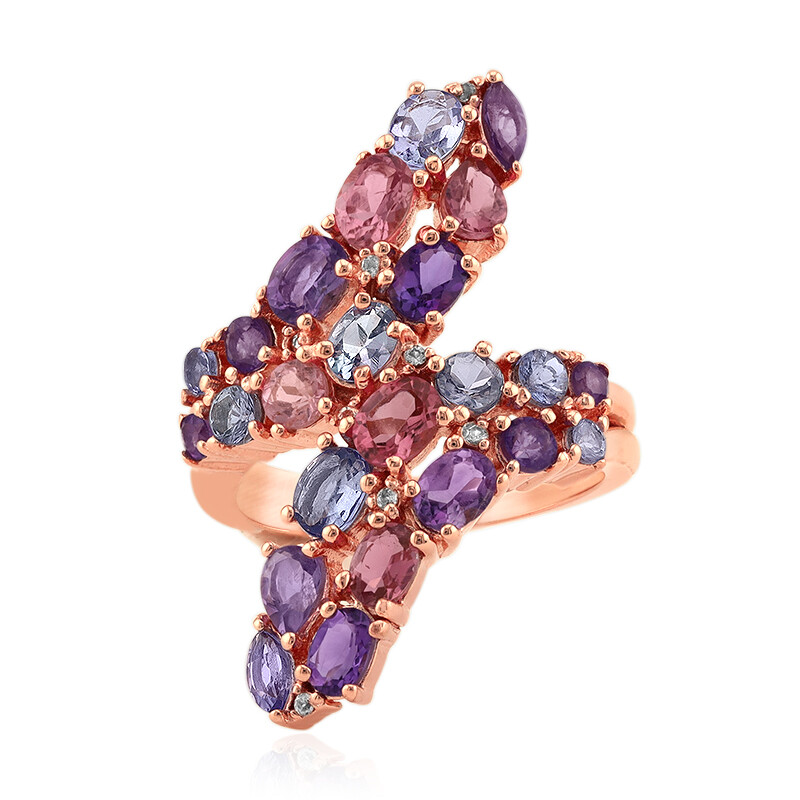 Zilveren ring met tanzanieten-6490SU | Juwelo sieraden