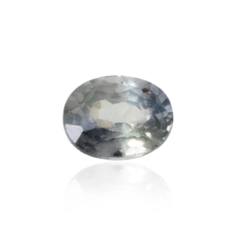 Onbehandelde groene saffier edelsteen, 0,17 ct Tanzania