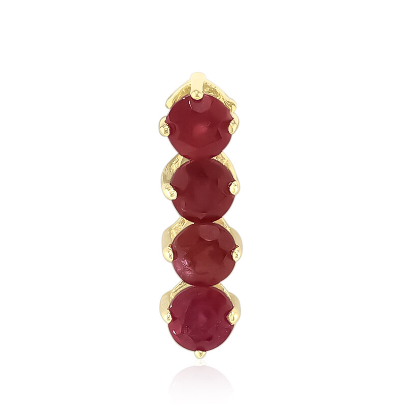 Gouden hanger met robijnen-3315RC | Juwelo sieraden