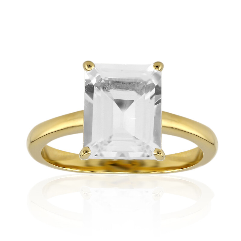 Zilveren ring met een witte topaas-1391CT | Juwelo sieraden
